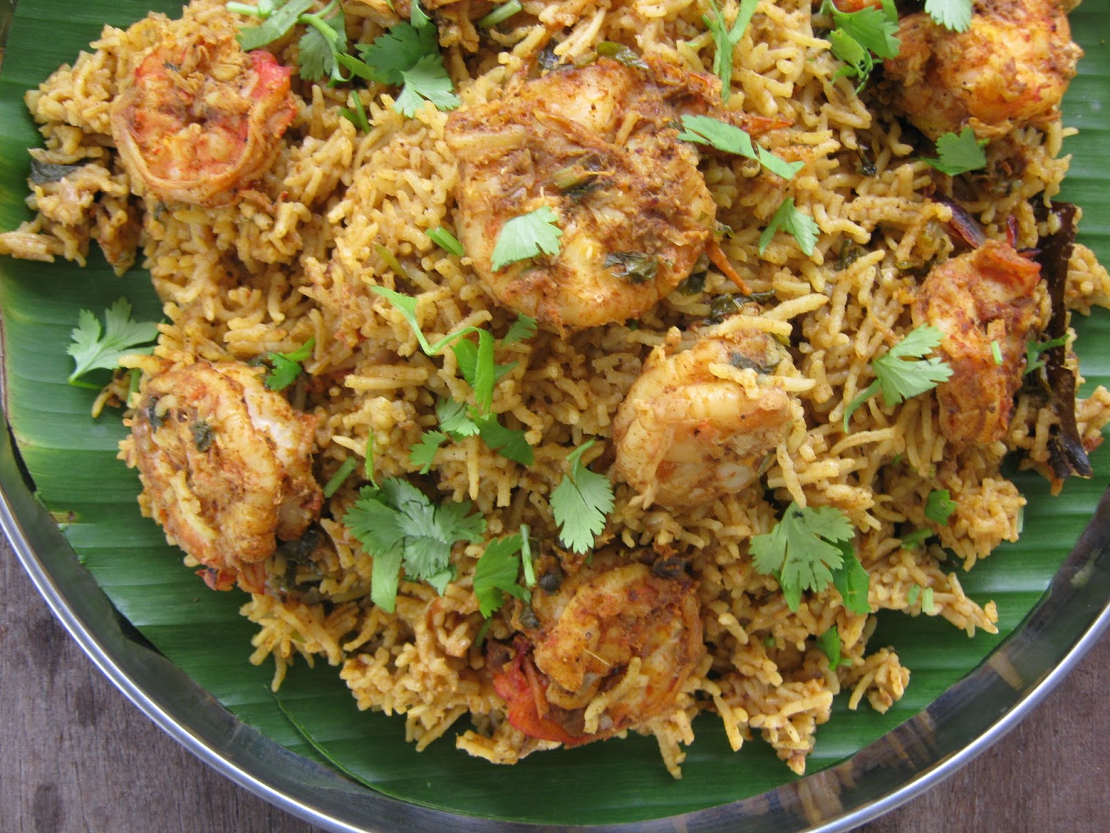 KARI LEAFS ... Malaysian flavour's: SPICY PRAWN BIRYANI