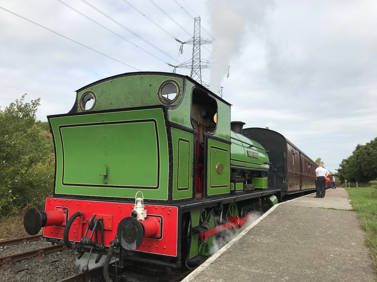 North Tyneside Steam Railway: Ashington No.5 in service, Ale by Rail