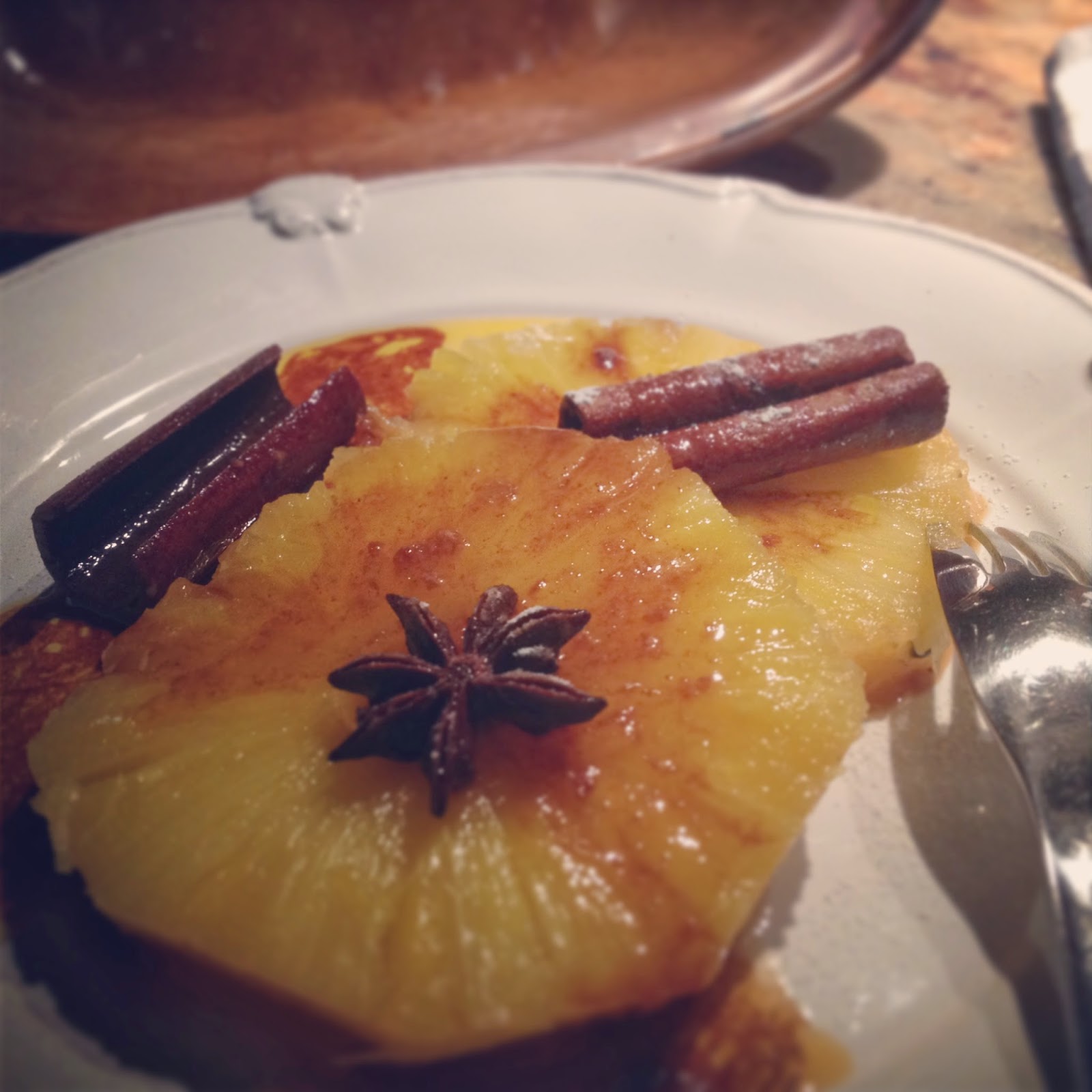 ingredientista.english: Baked pineapple with Moroccan spices