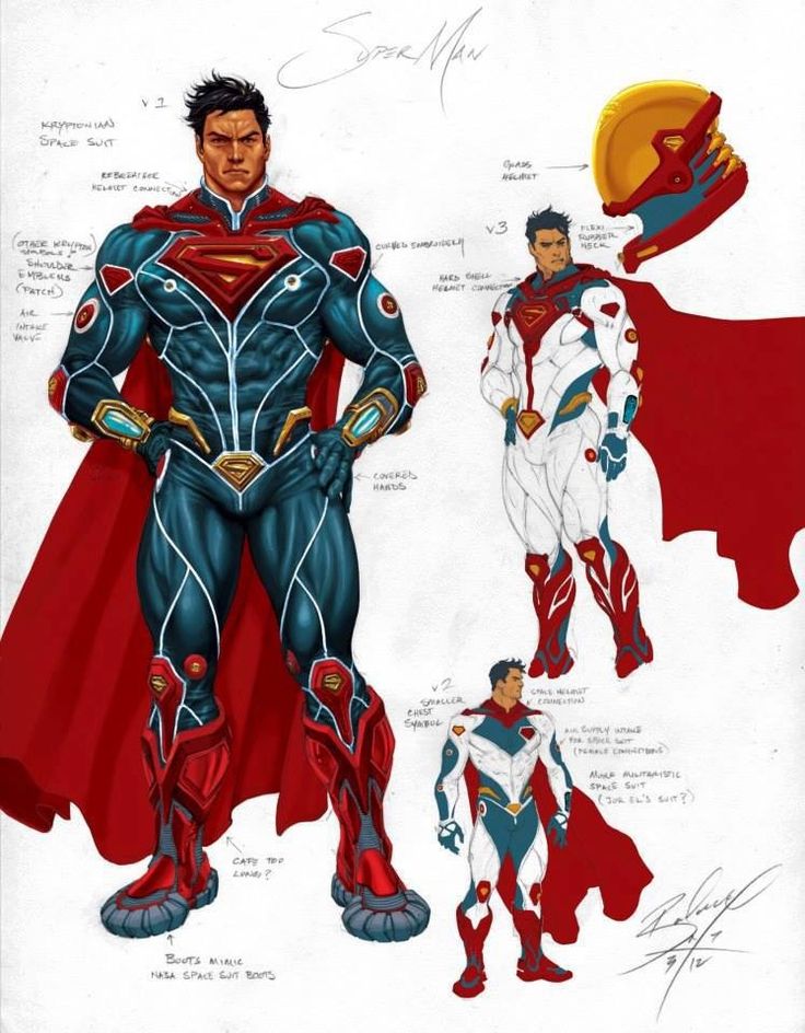 Seduced by the New...: Superman Concept Art