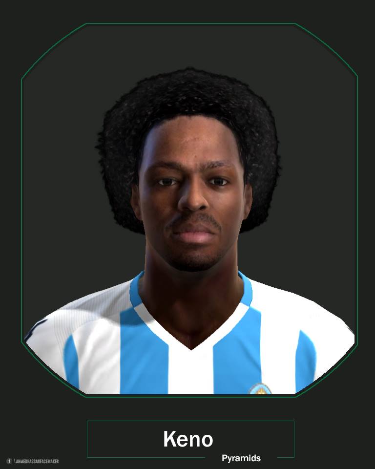 pes-modif: PES 2013 Keno (Pyramids FC) face by A.hassan Facemaker