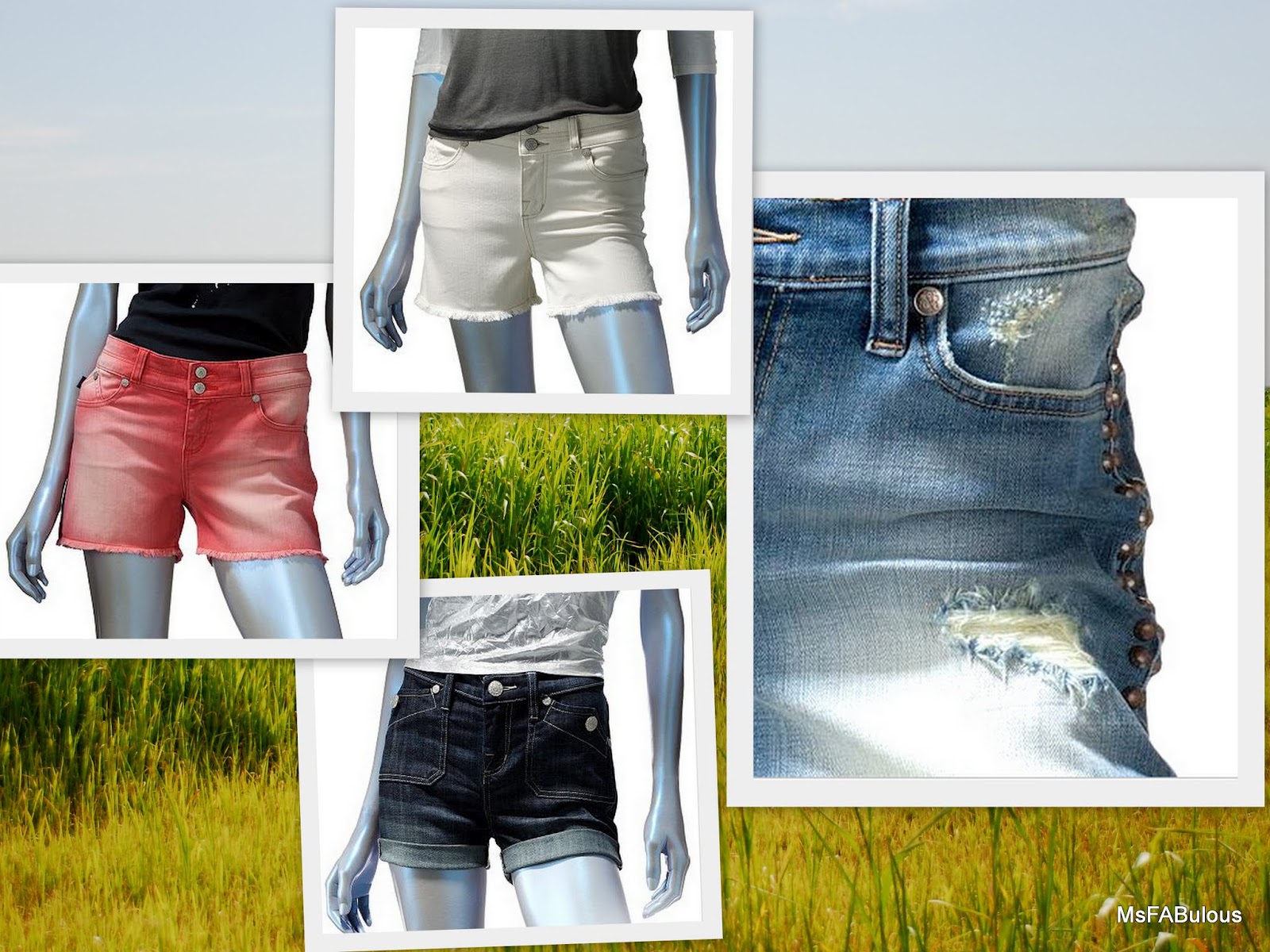 MS. FABULOUS: How to Rock Denim Shorts fashion design, indie clothing ...