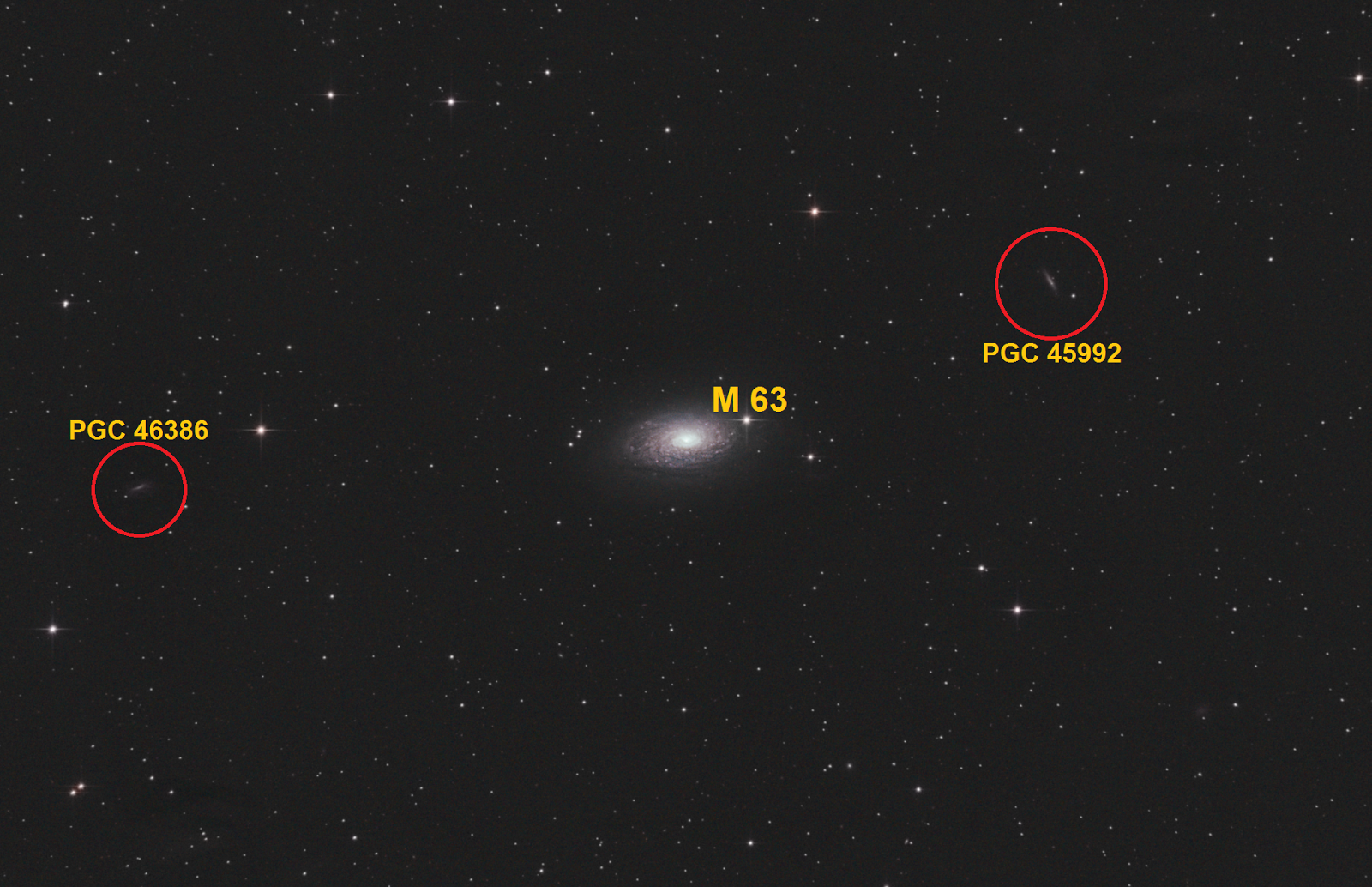 Astronomia i Astrofotografia Amatorska: Messier 63