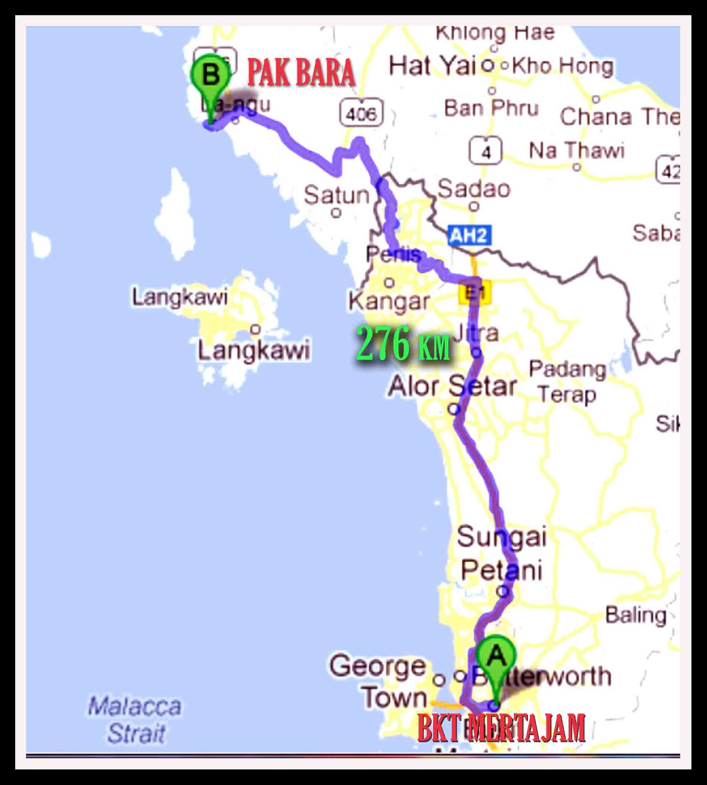 mytripadventure.com: Berkereta ke Pak Bara, Thailand.