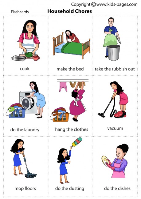 INGLÊS É NICE: CHORES AT HOME