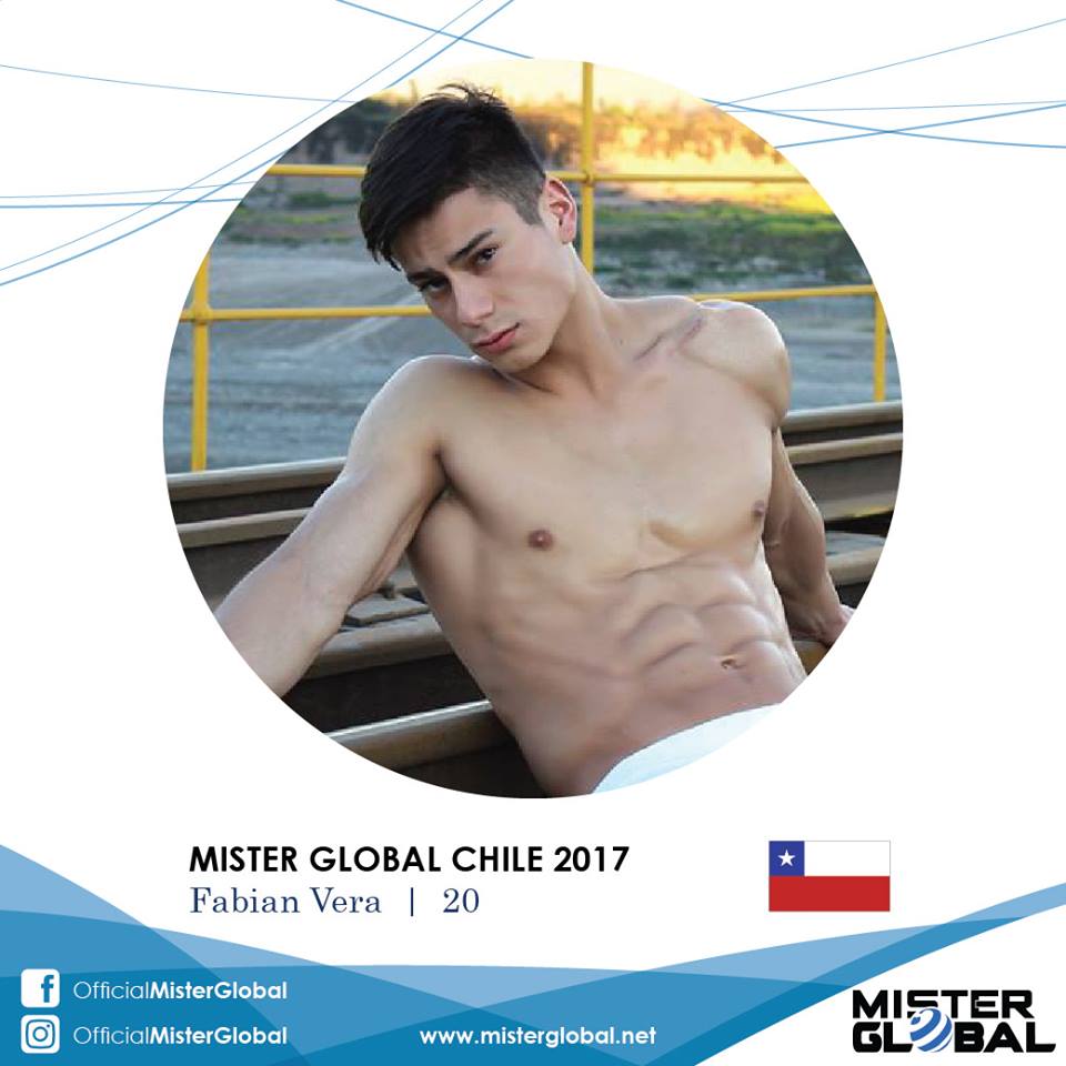 Fabian Vera: Mister Global Chile 2017 | Apollo Male Gods