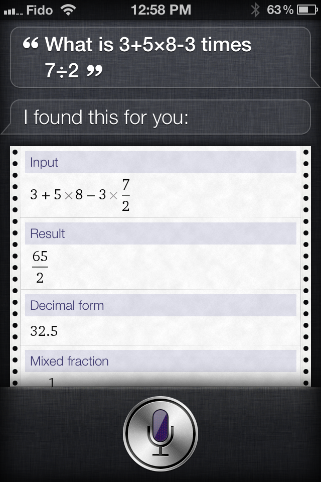 Use Siri for Math on iPhone 4S | Math Concepts Explained