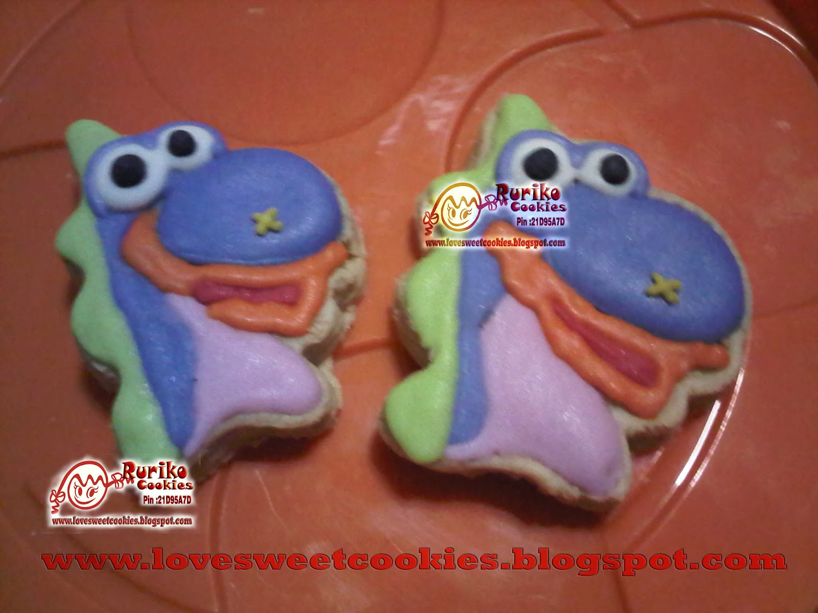 Aneka Bentuk Cookies Hias: Dibo cookies