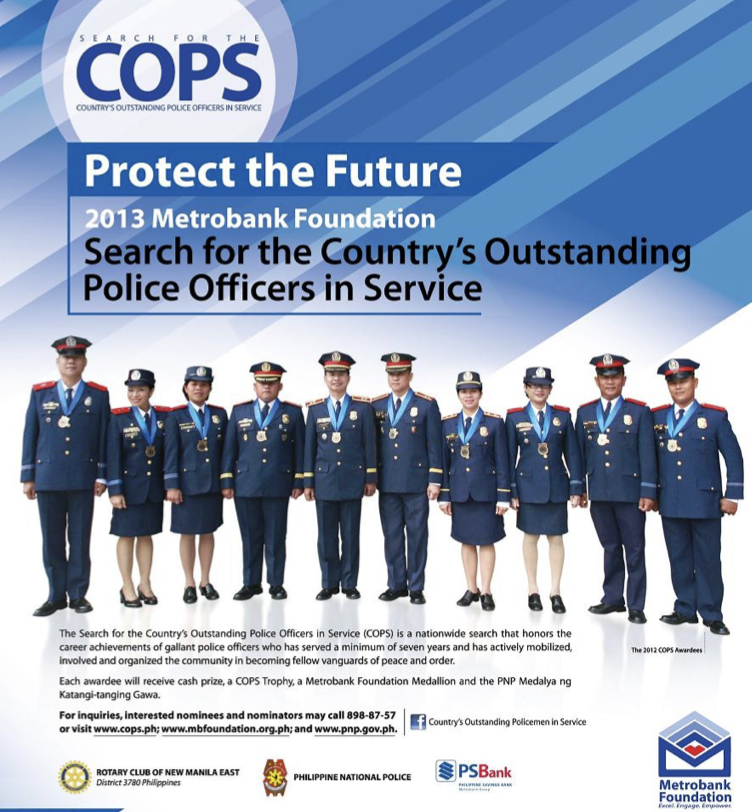 THE PROJECT REVIEW: Announcement : 2013 COPS - Search for Country's ...