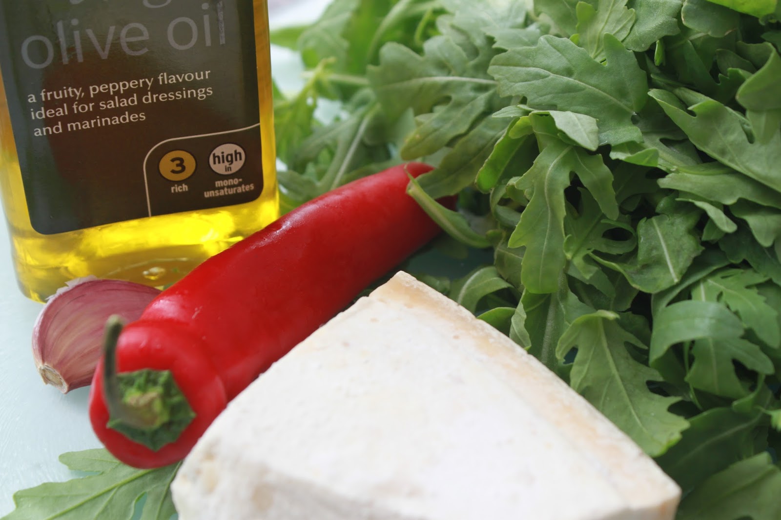 Lone Male In The Kitchen: Rocket, Chilli and Basil Pesto Recipe- Making ...
