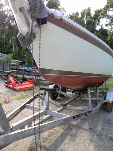 Ericson 25, Oystercatcher: Trailer to Jackstand Transfer, or How to ...