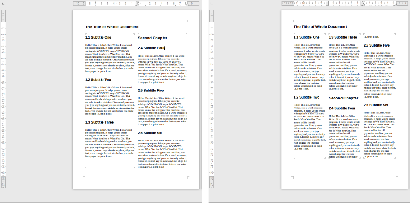 LibreOffice Writer: Working with Text