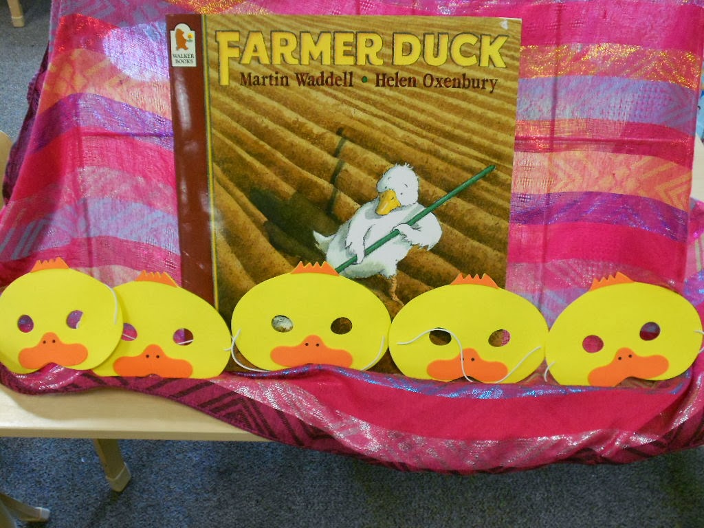 Clever Chimps: Farmer Duck-Reception children at The Oval Primary School