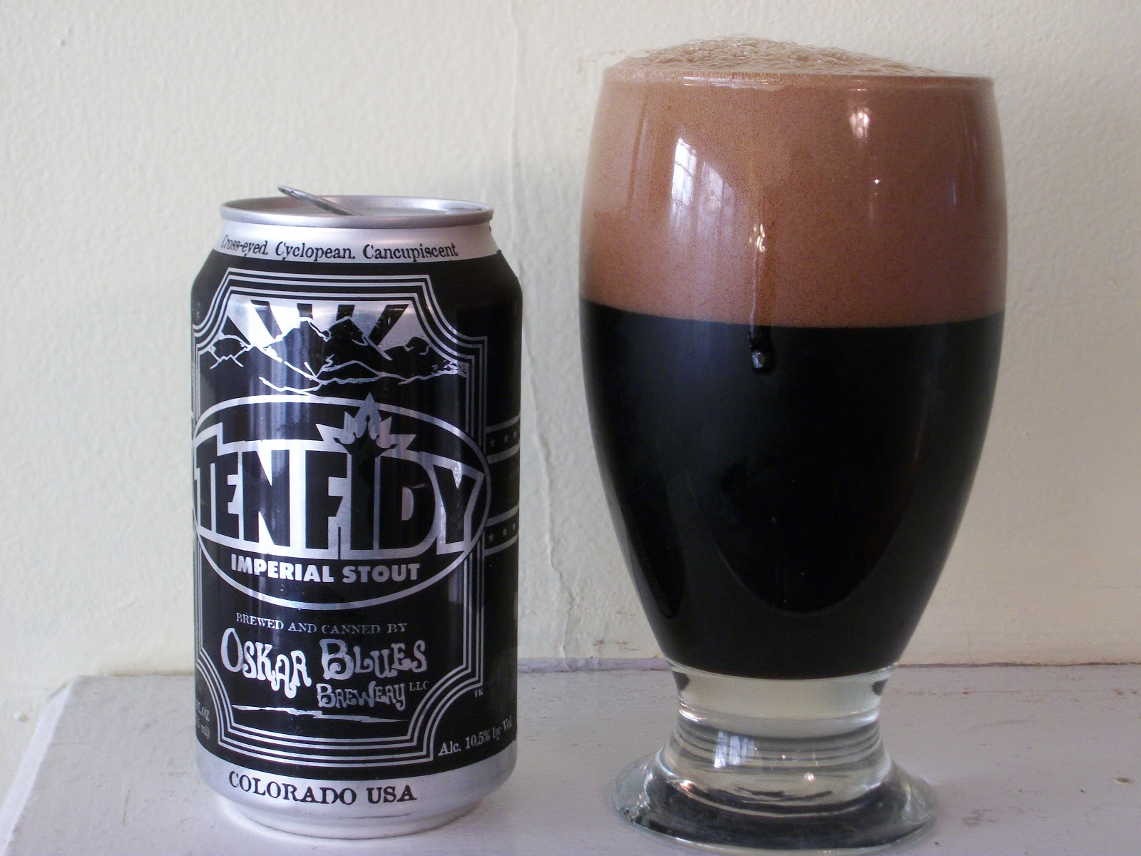 Gilbert Spills It: Beer Review: Oskar Blues Ten Fidy Imperial Stout