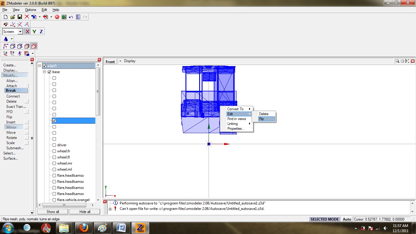 Tutorial Zmodeler 3 (Mirror ) | Elank Dwi Anggara