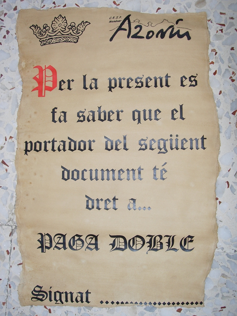 Como hacer un pergamino en cartulina - Imagui