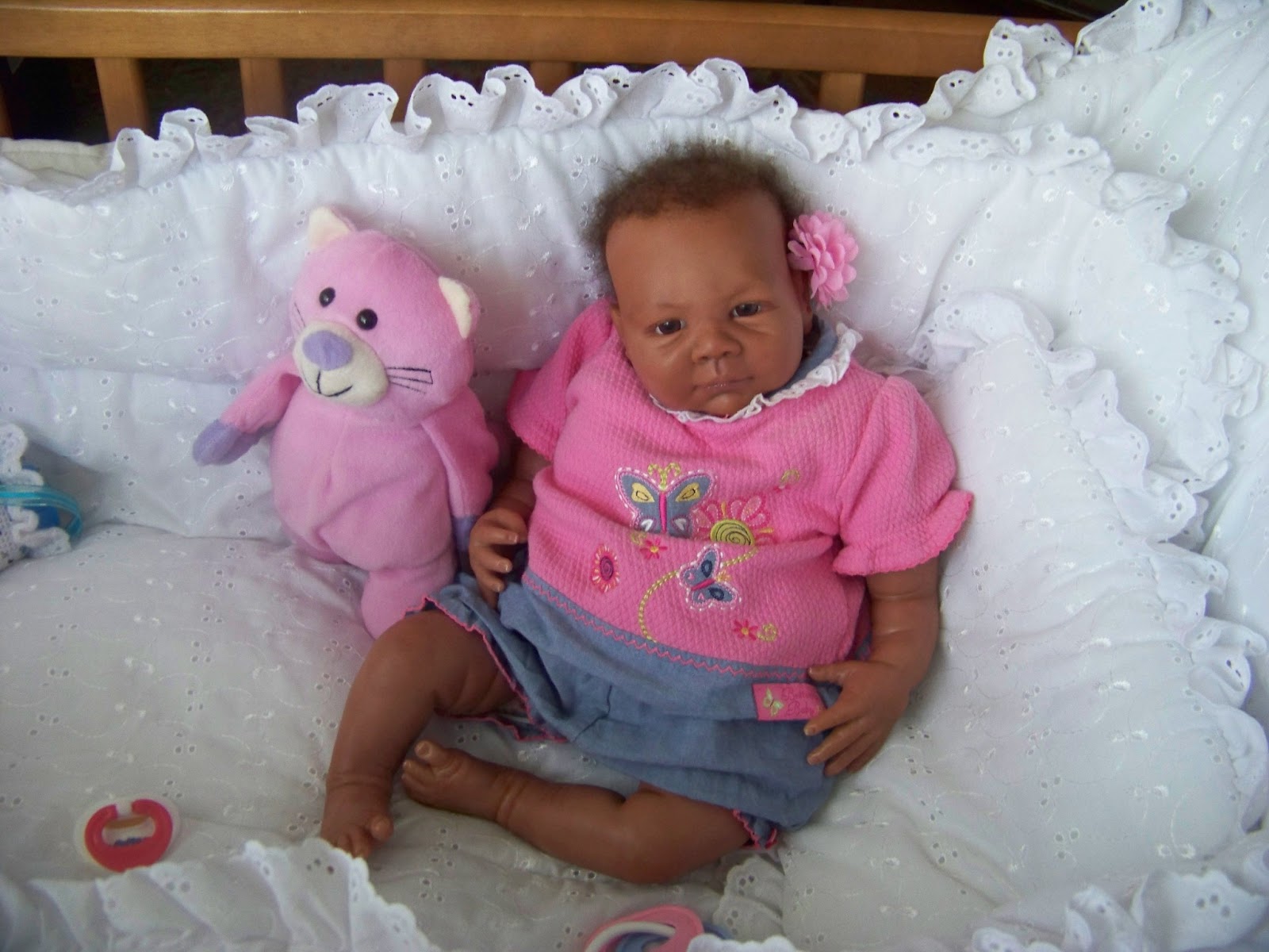 Crafty Kat: Reborn baby, first biracial baby, Jada