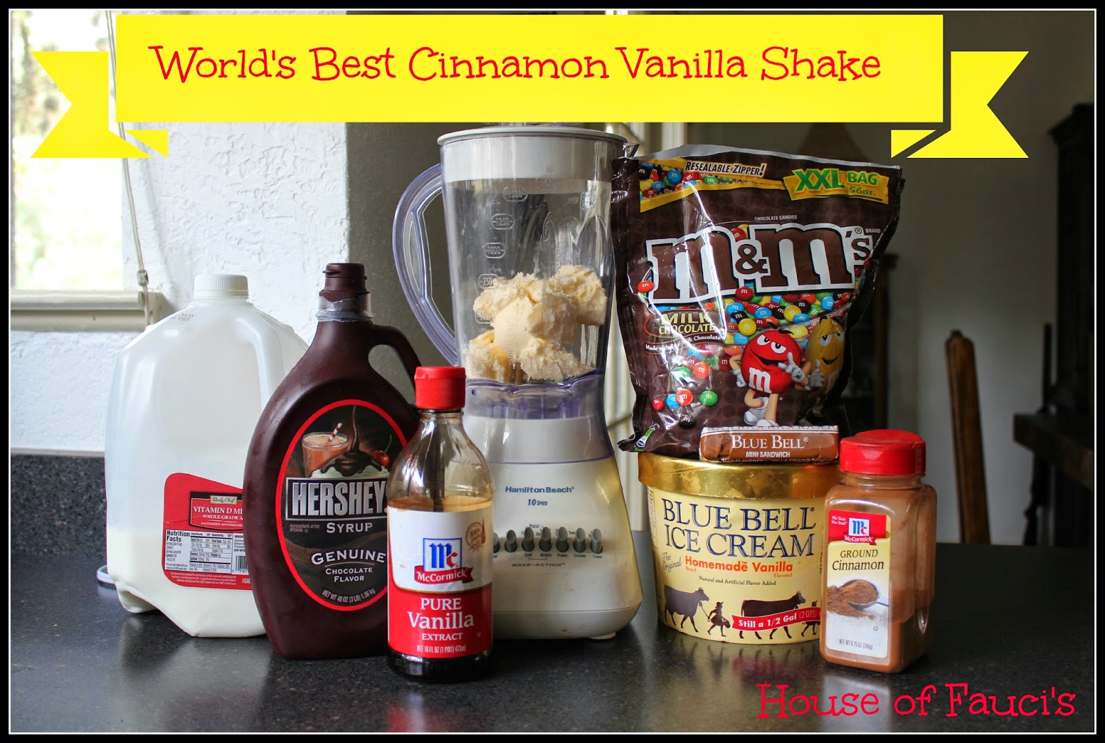 House of Fauci's: World's Best Cinnamon Vanilla Shake