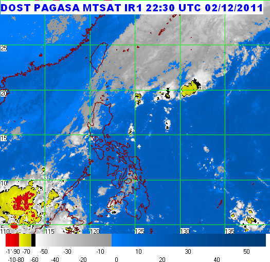 Weather Forecast Philippines Today - 12.03.11 AM