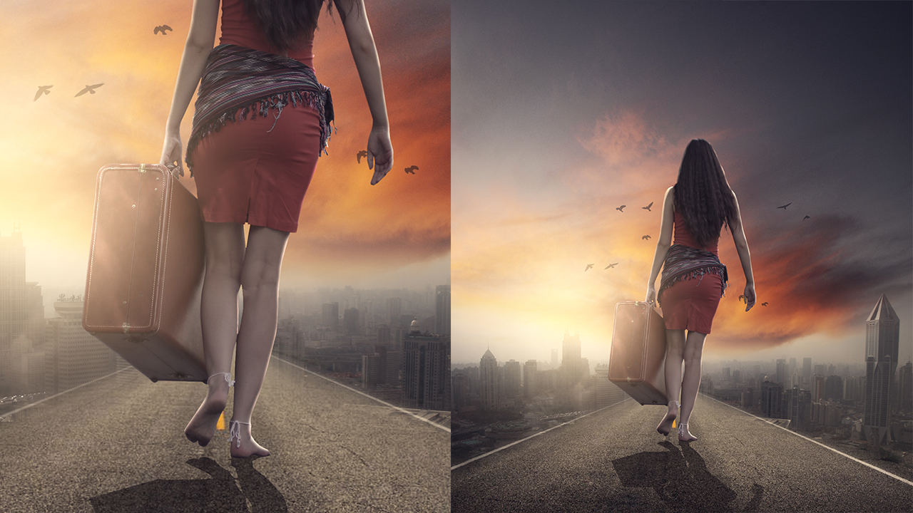 Sad City - Photoshop Manipulation Poster - zanuara.com