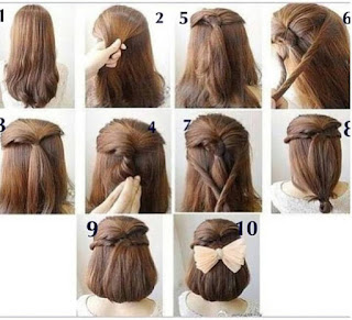 Tutorial Cara Mudah Mengepang Rambut Sendiri | Tutorial Menata Rambut ...