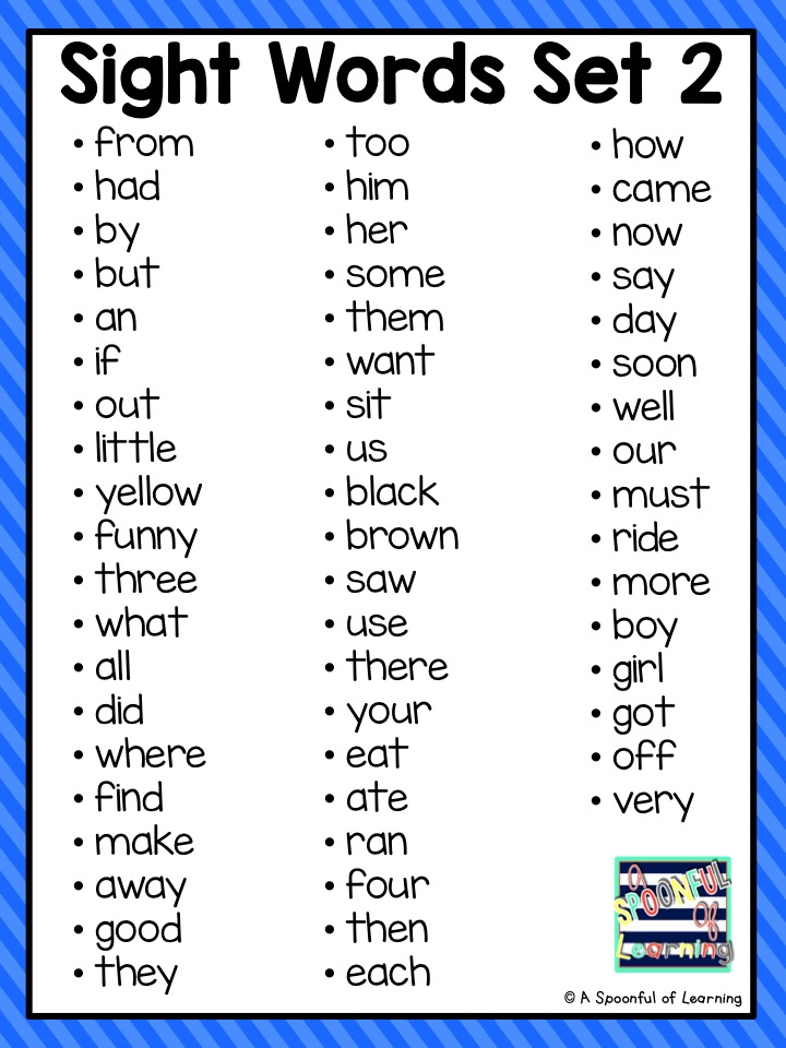 Sight Words and a FREEBIE!