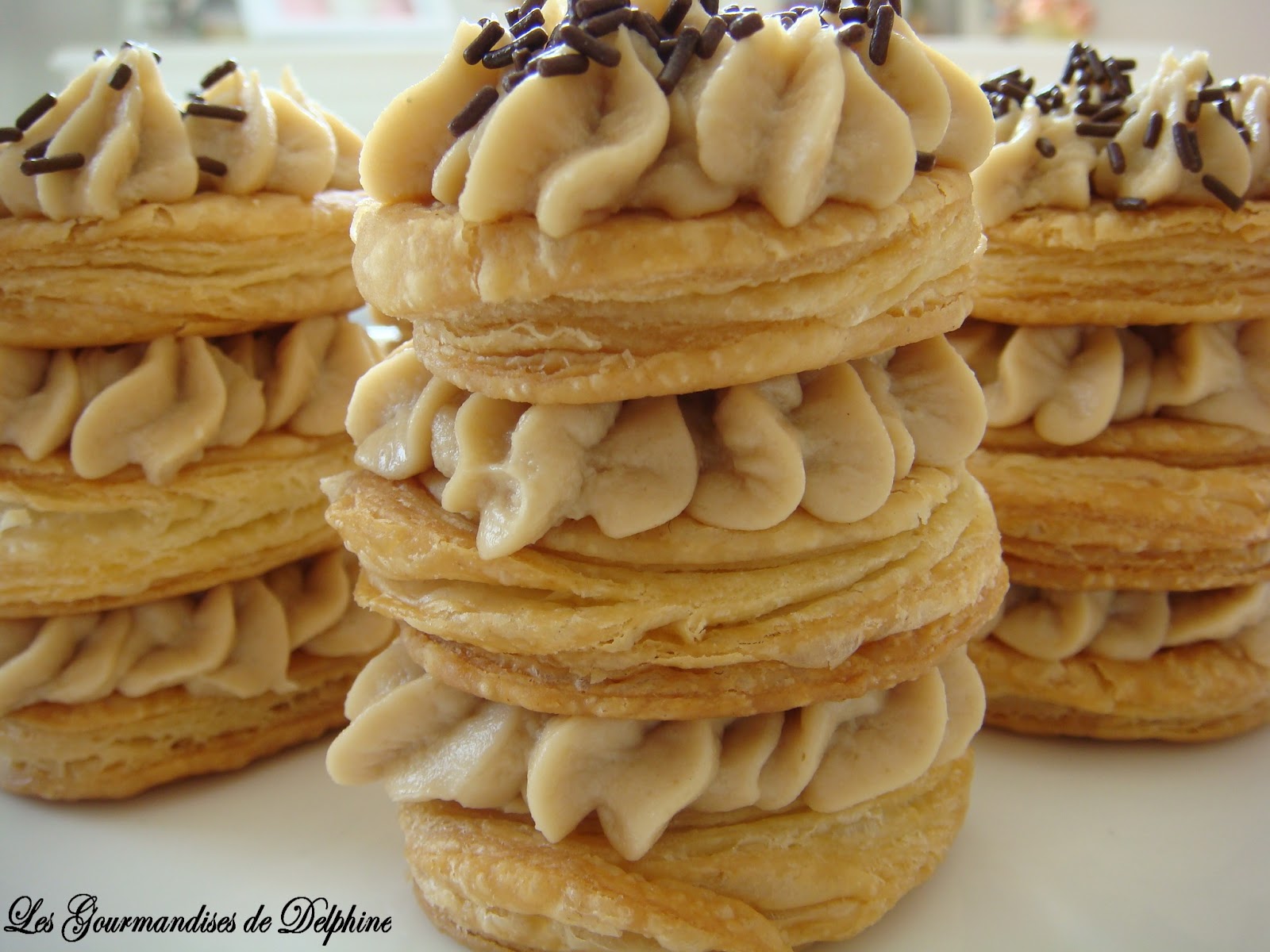 Mini mille-feuilles crème de spéculos