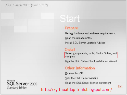 Cài đặt: Hướng dẫn cài đặt Microsoft SQL Server 2005 (bằng hình ảnh ...