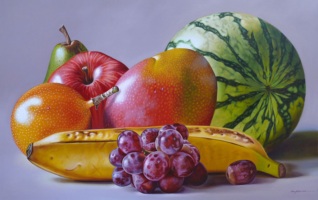 photorealistic paintings by Ellery Gutierrez ~ crafts and arts ideas