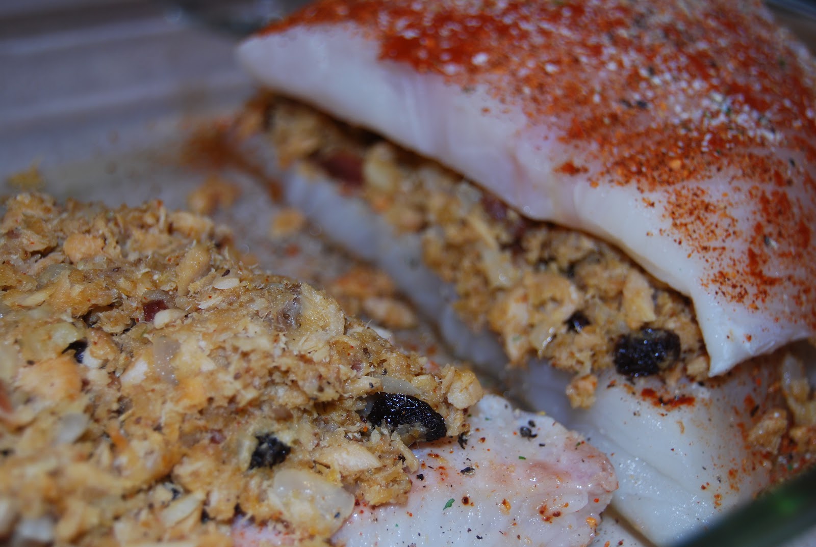 Life at J-Dock Seafood Company: Alaskan-Style Salmon Stuffed Halibut