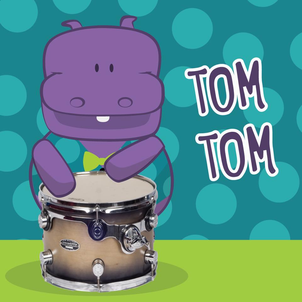 Zoorquestra: Instrumentos: Tom-tom