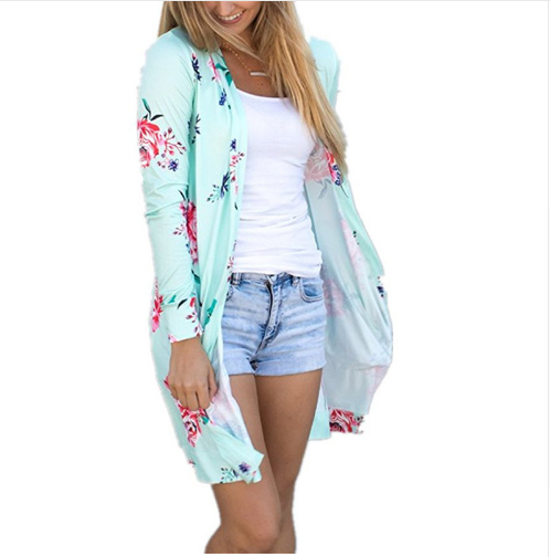 New Spring Jacket Women Plus Size Fashion Long Sleeve Pocket Open ...