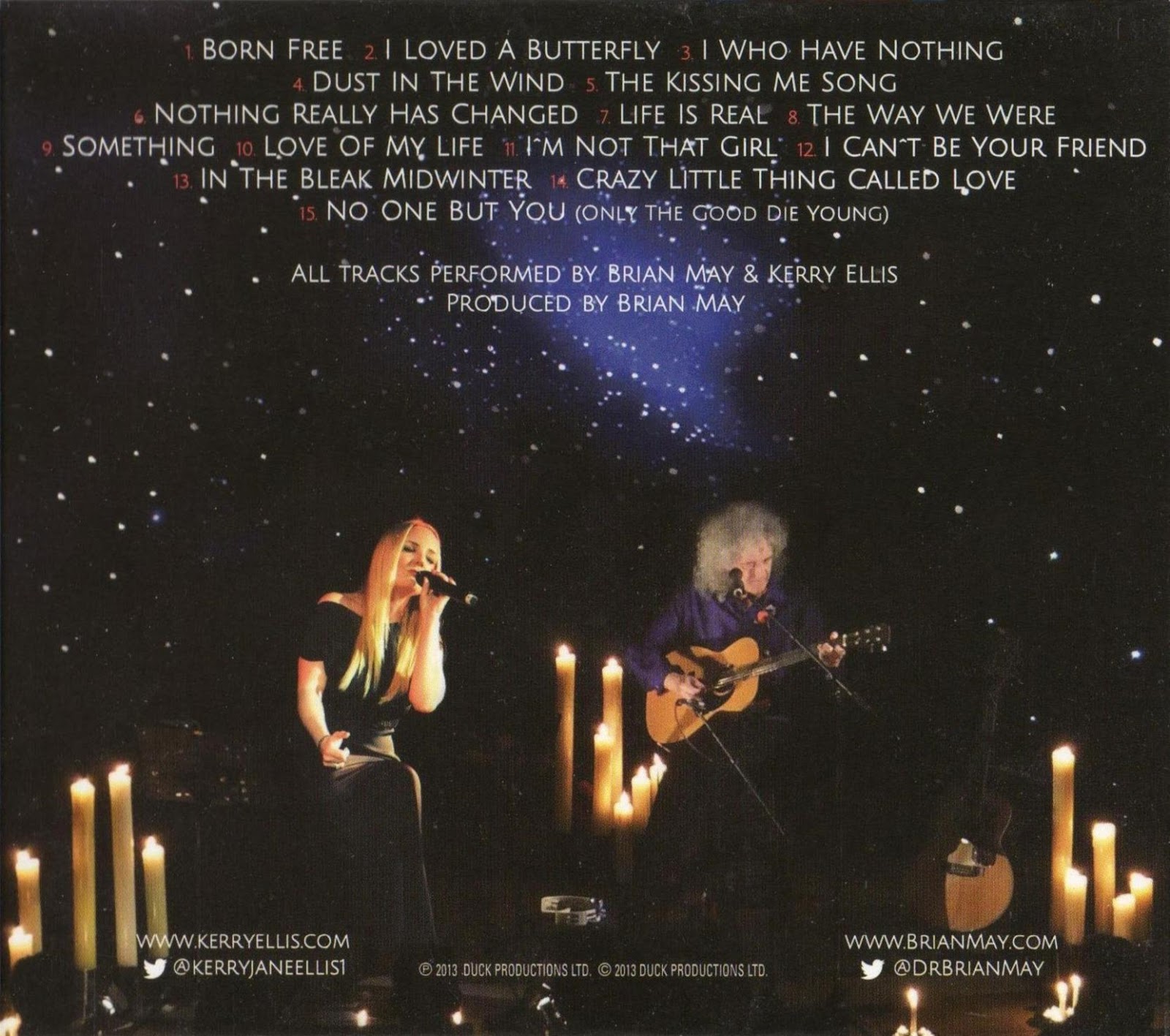 2013 Acoustic By Candlelight - Kerry Ellis & Brian May - Rockronología