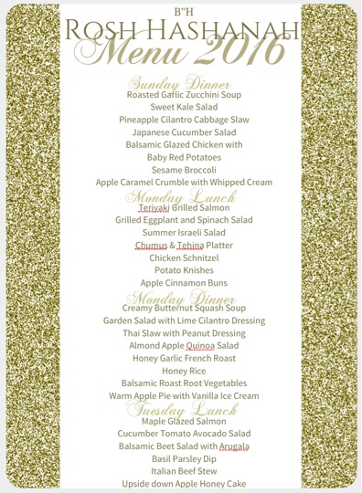 A Jewish Homeschool Blog: Menus!!!