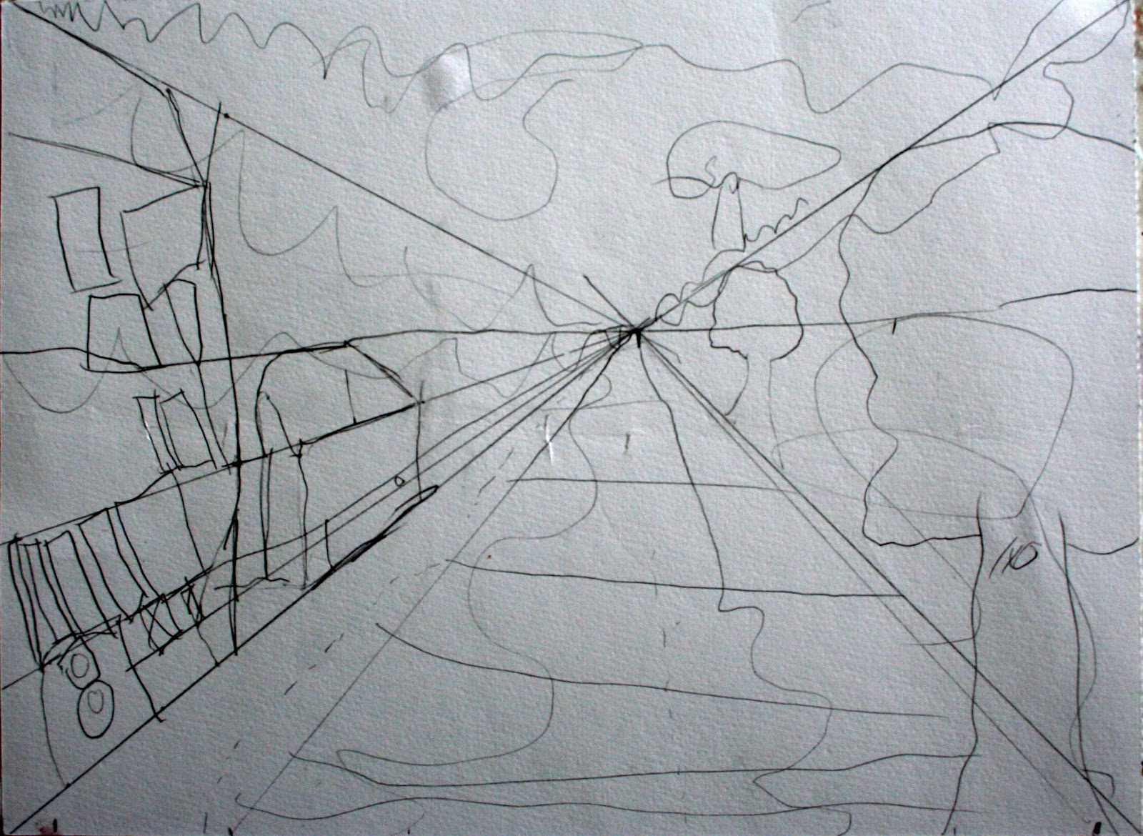 Creating and Educating: One Point Perspective Rivers