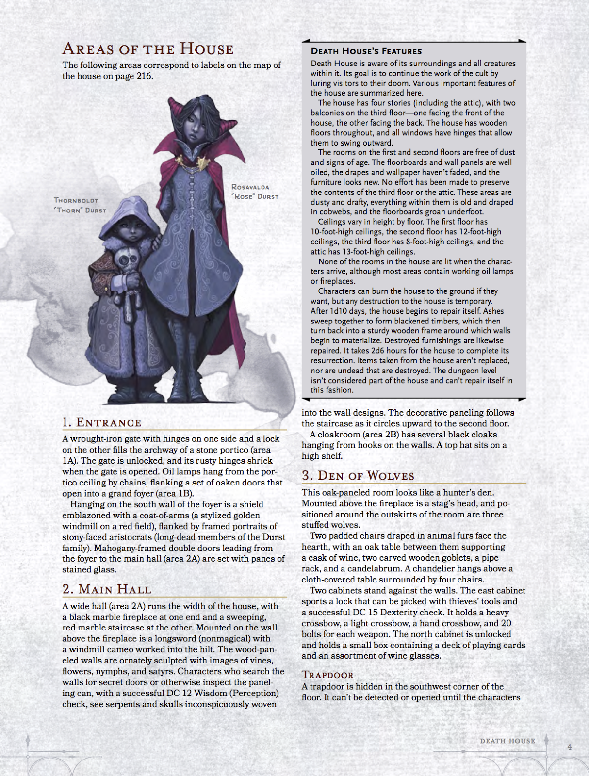 Dungeons and Dragons Encounters: Death House--Curse of Strahd Intro ...