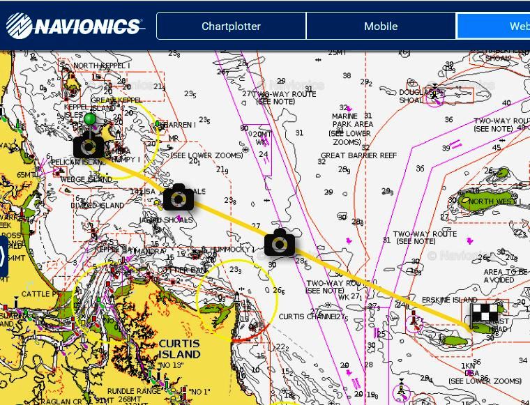 Dreamtime Sail: Off to Masthead Island for some reef hopping South.