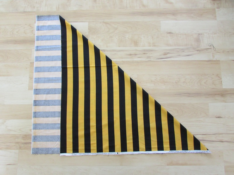 Create Kids Couture: How to Make Fabric Stripes Turn Diagonal