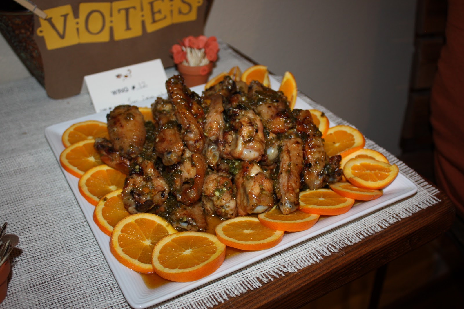 Wilsons and Pugs: Chicken Wing Cook Off!