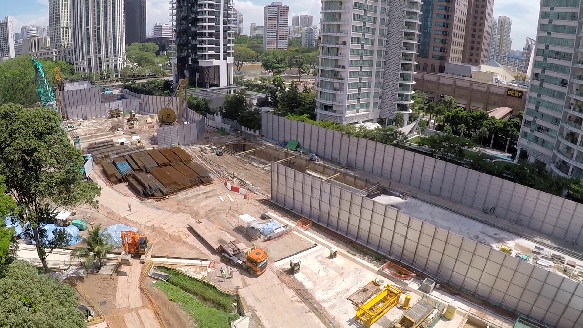 Thomson Line Construction: Great World D-walls (II)