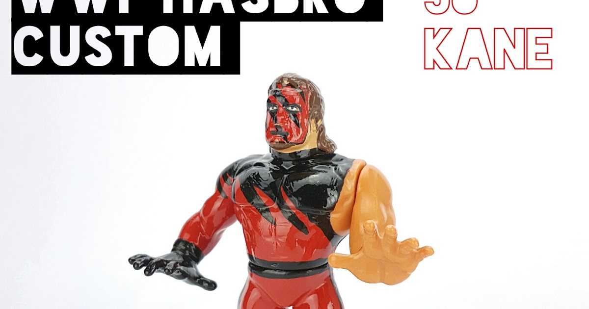 WWF Hasbro Custom Action Figure ☆ Kane 98 | Vintage Action Figures ...