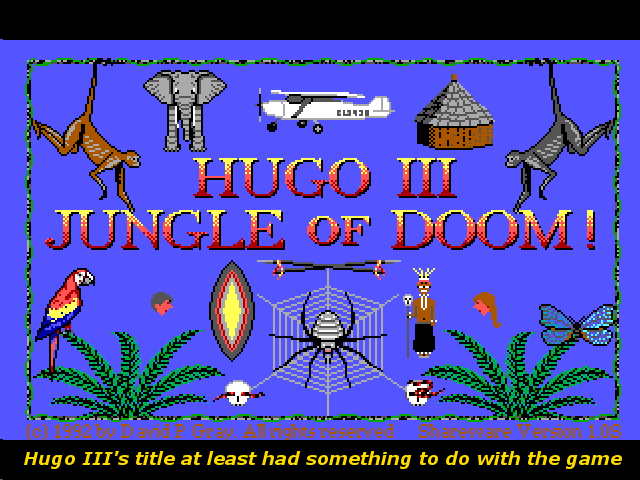 Shareware Saturday: The Hugo Series \\\ Abandoned DOS Games