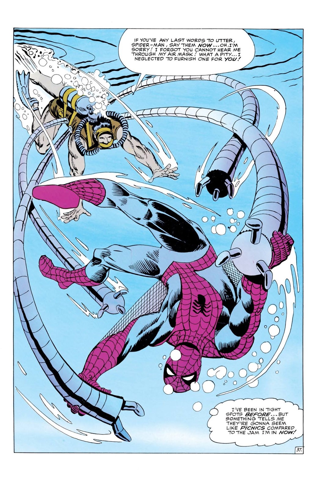 The Dork Review: Rob's Room: Steve Ditko's Spider-Man Splash Pages