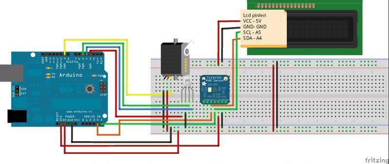 Arduino ile Renk Sensörü Kullanımı
