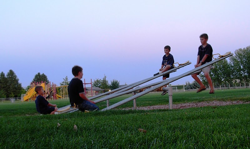 Time In A Blogttle: TEETER TOTTER