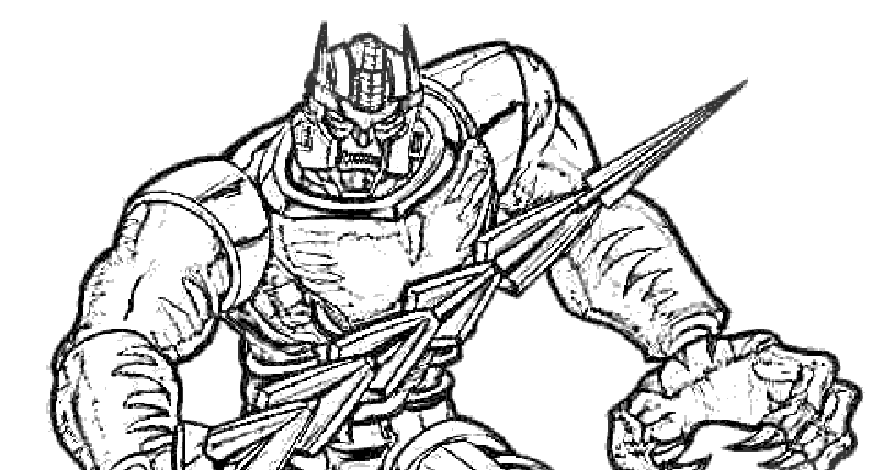 Dinobot Transformers Coloring Pages >> Disney Coloring Pages