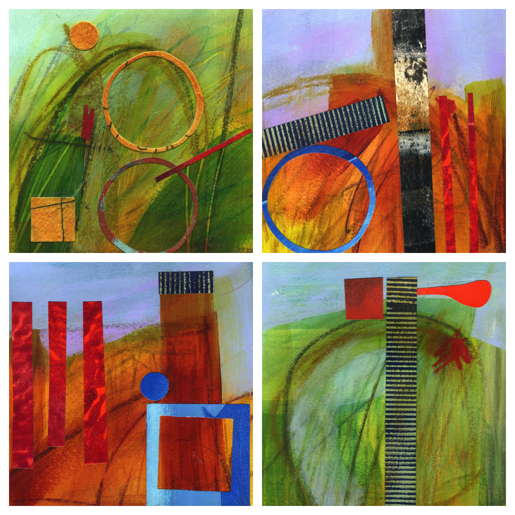 Michèle Brown Artist - The Old Cells Studio: 4 more abstract landscape ...