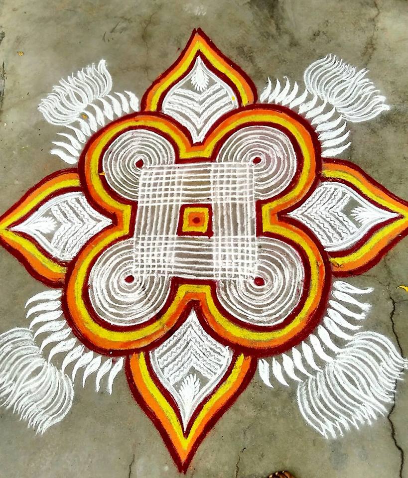 CHODAVARAMNET: 13+ Telugu Sankranti Muggulu With Dots, Sankranti ...