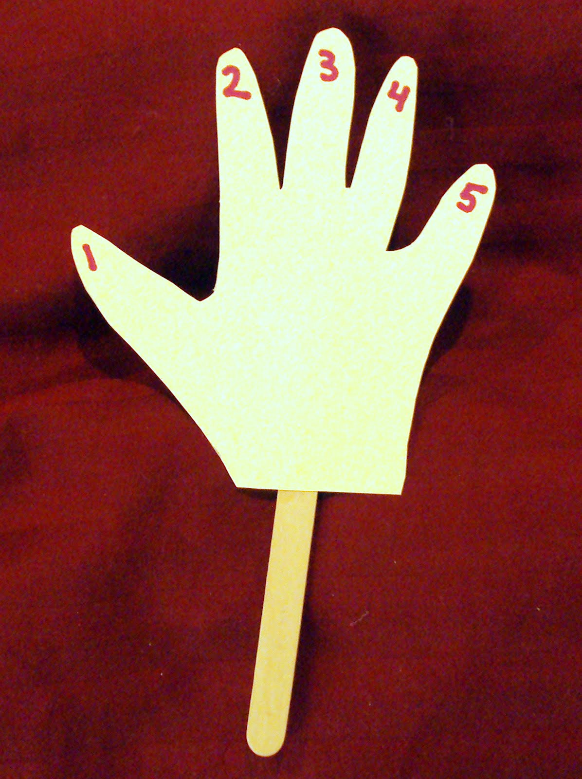 Mom's Tot School: Number: 5