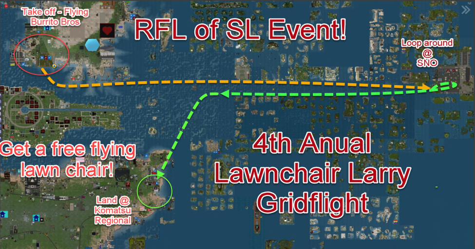 Second Life Newser: Press Release: Lawn Chair Larry Grid Flight July ...